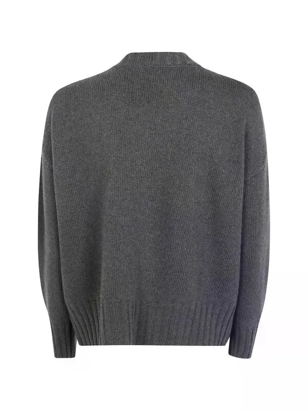 BASE V-neck Button-up Cardigan