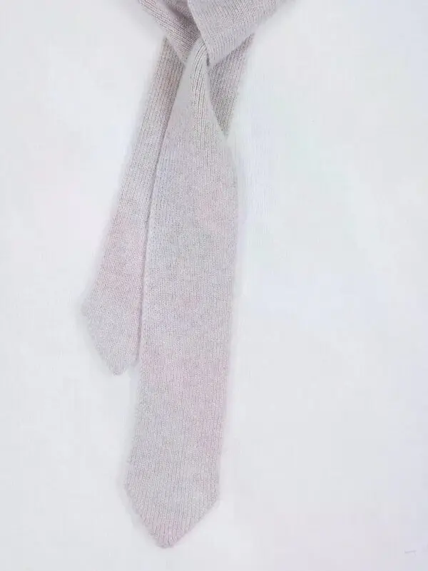 ANNE CLAIRE Fine Knit Neck Tie Sweater