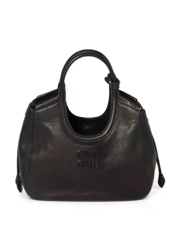Miu Miu Ivy Nappa Leather Tote Bag