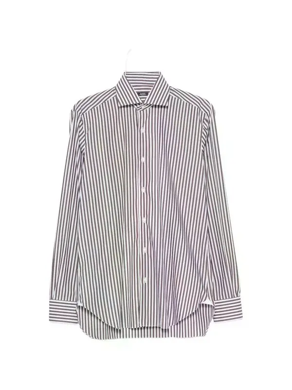 BARBA NAPOLI Striped Shirt