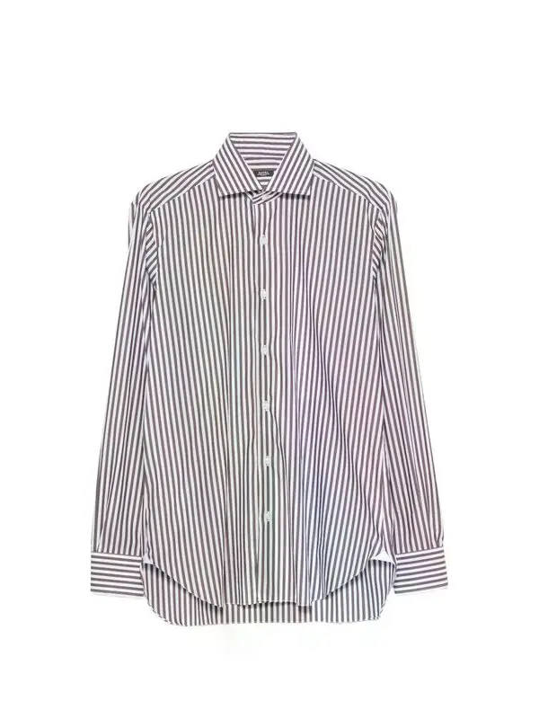 BARBA NAPOLI Striped Shirt