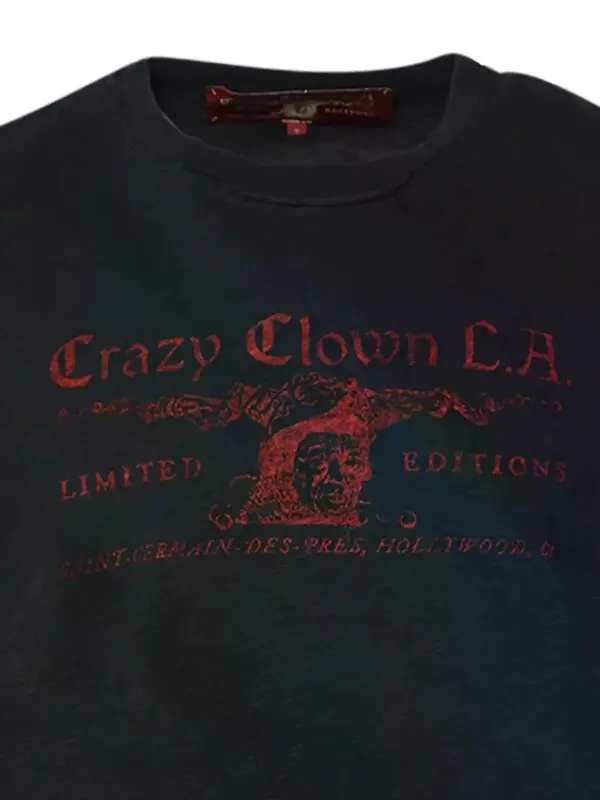 CRAZY CLOWN L.A. Logo-print Crew-neck T-shirt