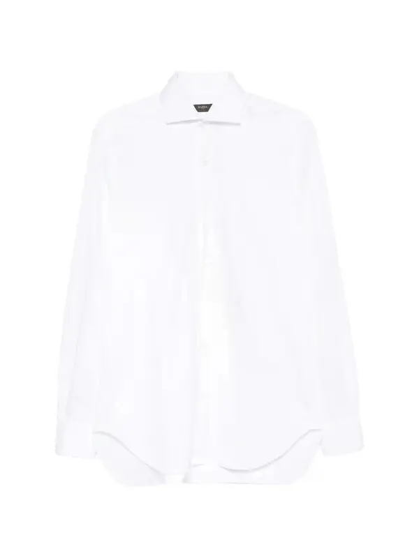 BARBA NAPOLI Spread-collar Shirt