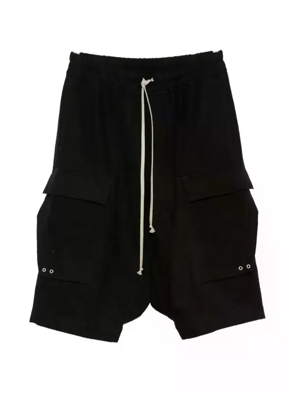 Rick Owens Drop-crotch Cargo Shorts