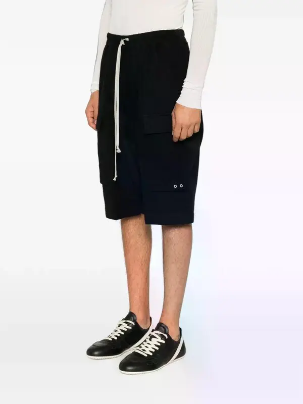 Rick Owens Drop-crotch Cargo Shorts
