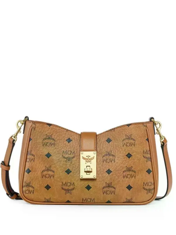 Mcm Tracy Monogram-print Shoulder Bag