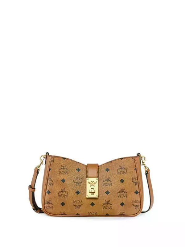 Mcm Tracy Monogram-print Shoulder Bag