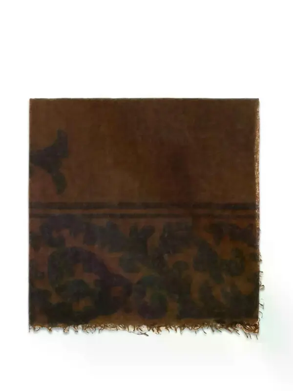 MIRROR IN THE SKY Soufflé Print Scarf