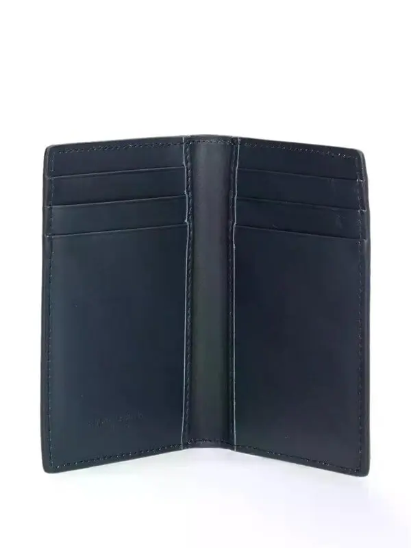Dolce & Gabbana Card Holder In Calfskin With Logo - Blue
