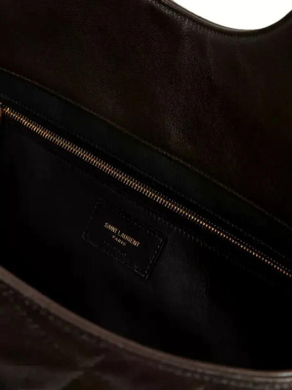 Saint Laurent Icare Diamond-quilted Leather Tote Bag