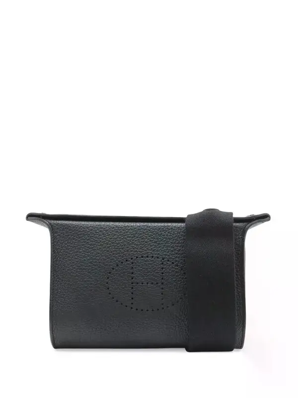 Hermès 2026 Togo Videpoches Crossbody Bag - Black