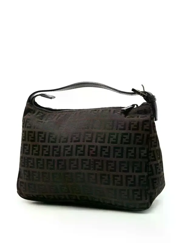 Fendi 20th Century Zucchino Canvas Handbag