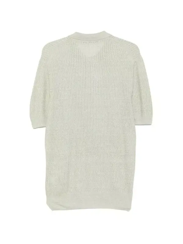 Tagliatore Knitted Textured Polo Shirt