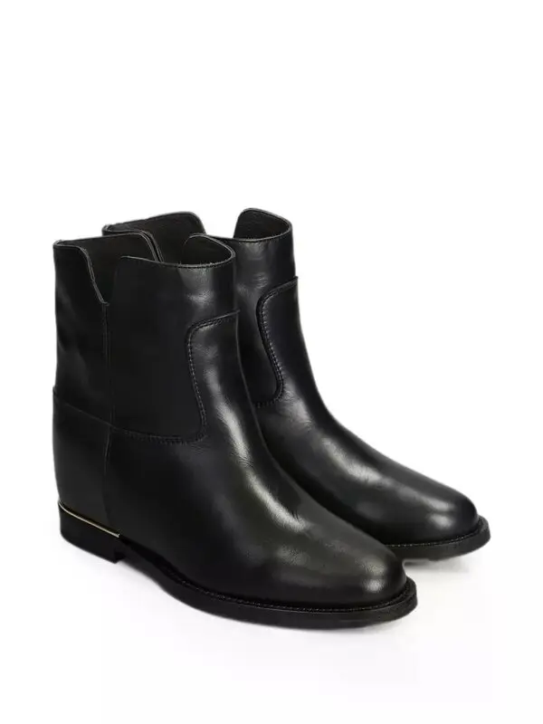 VIA ROMA 15 V-neck Leather Boots