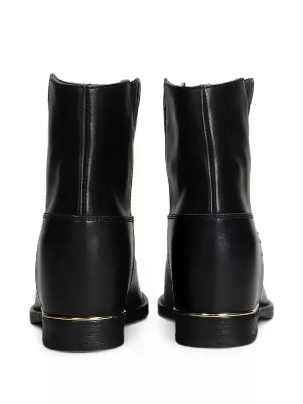 VIA ROMA 15 V-neck Leather Boots