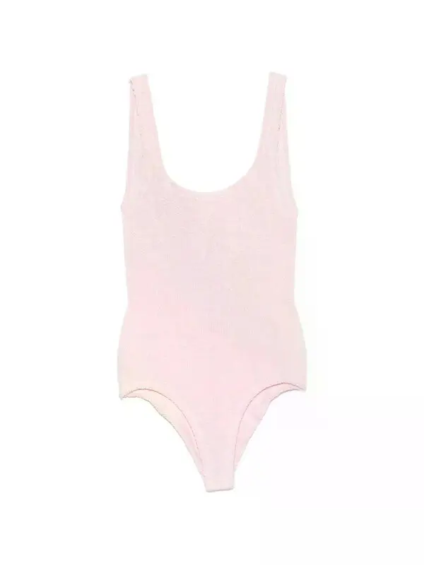 Hunza G Square Neck One Piece - Pink