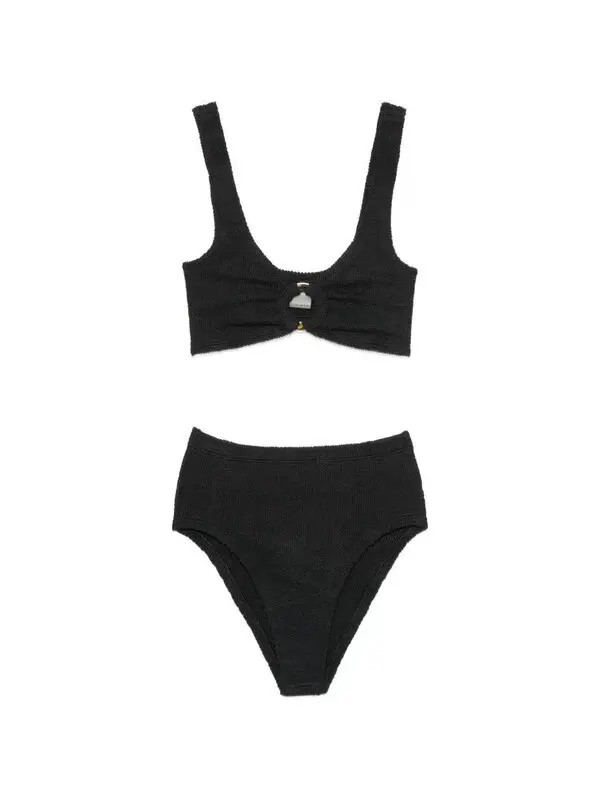 Hunza G Nadine Hoop Bikini - Black