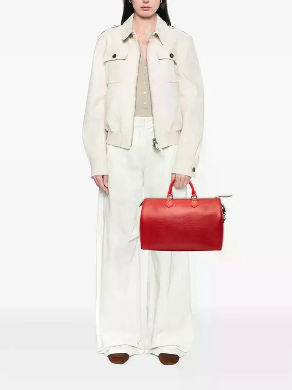 LOUIS VUITTON 1990 Epi Speedy 35 Boston Bag