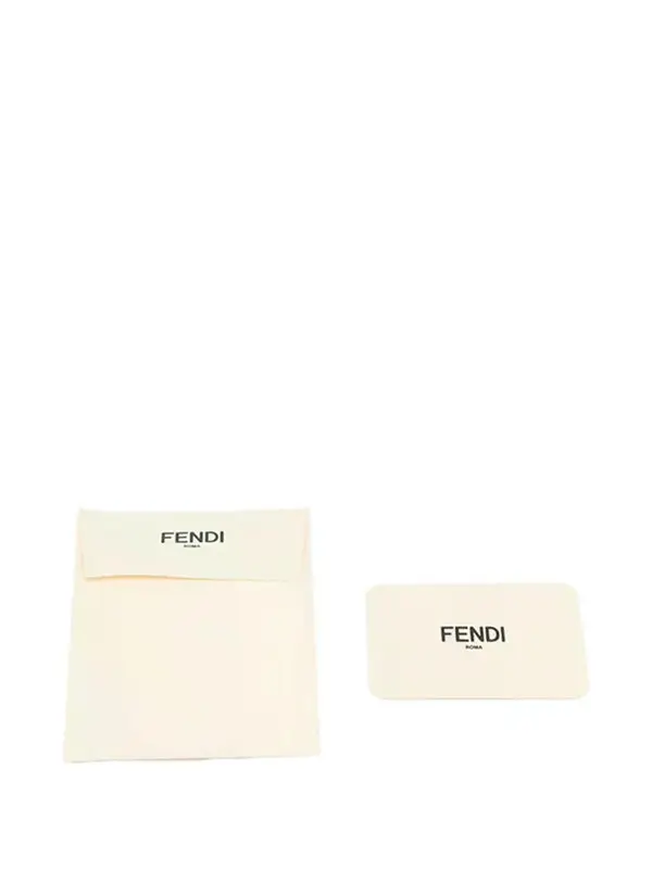 Fendi Mini Leather Mon Tresor Bucket Bag - White
