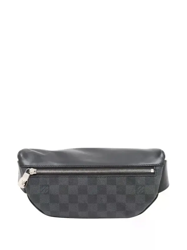 LOUIS VUITTON Damier Graphite Rainbow Logo Discovery Bumbag Belt Bag