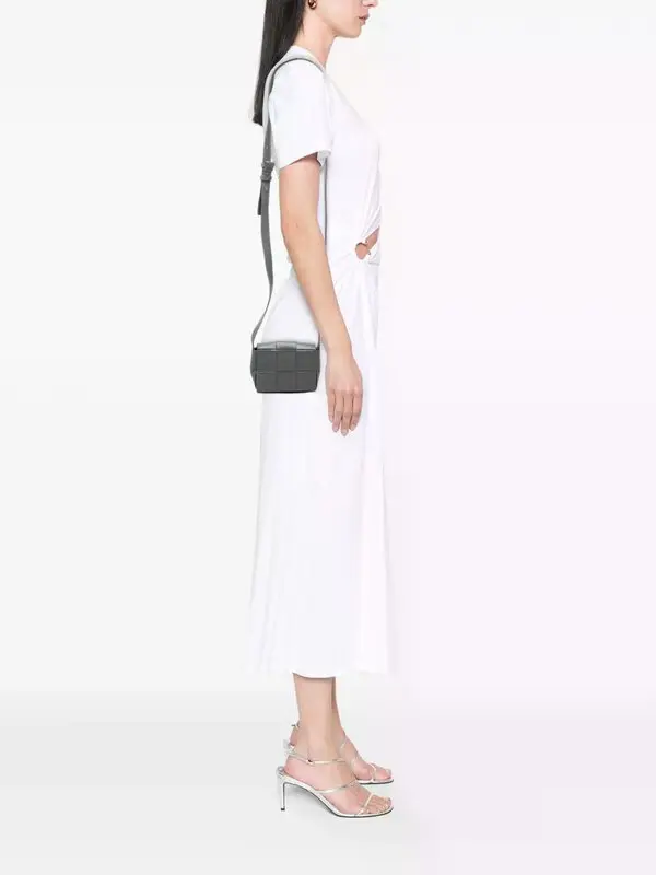 Bottega Veneta Cassette Crossbody Bag - Grey