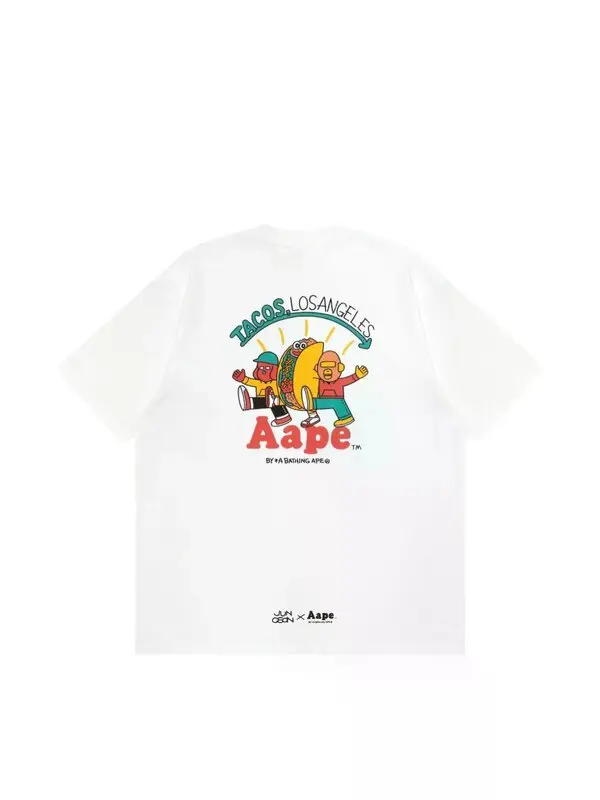 AAPE BY *A BATHING APE X Jun Oson Moonface T-shirt