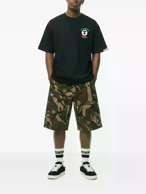 AAPE BY *A BATHING APE X Jun Oson Moonface T-shirt - Black