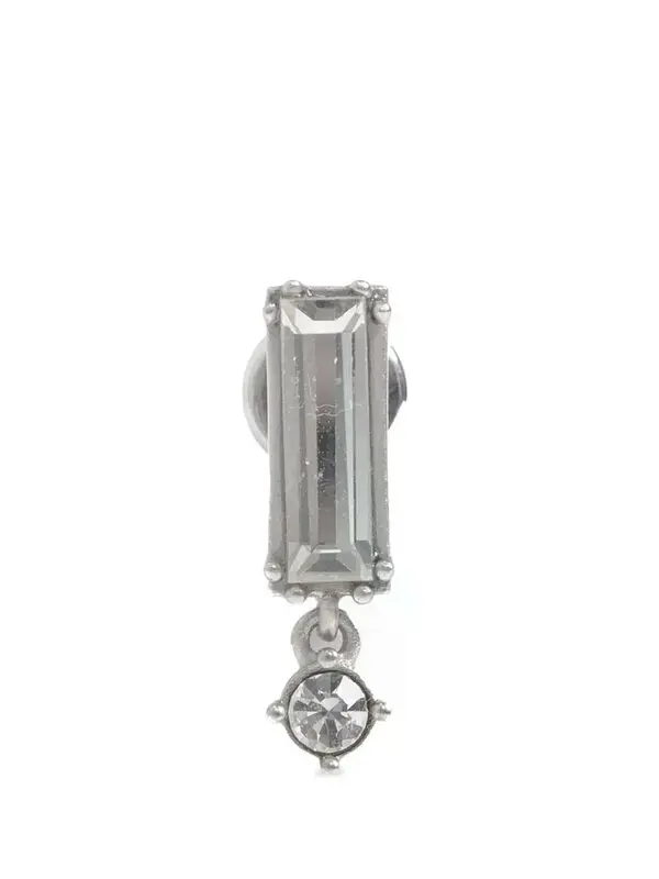 JIL SANDER Tone Crystal Drop Earrings