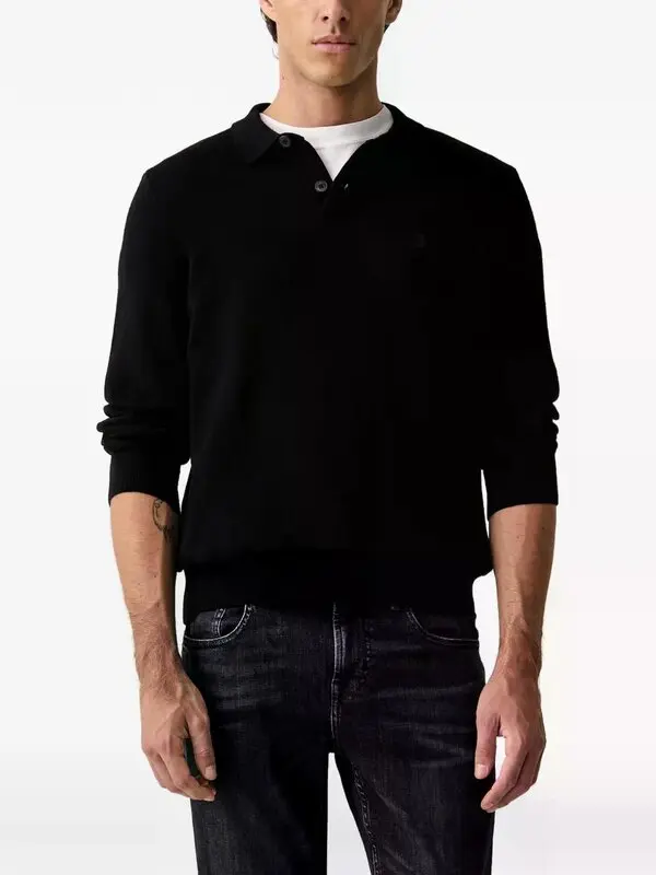 Marc O'polo Long-sleeved Polo-collar Sweater