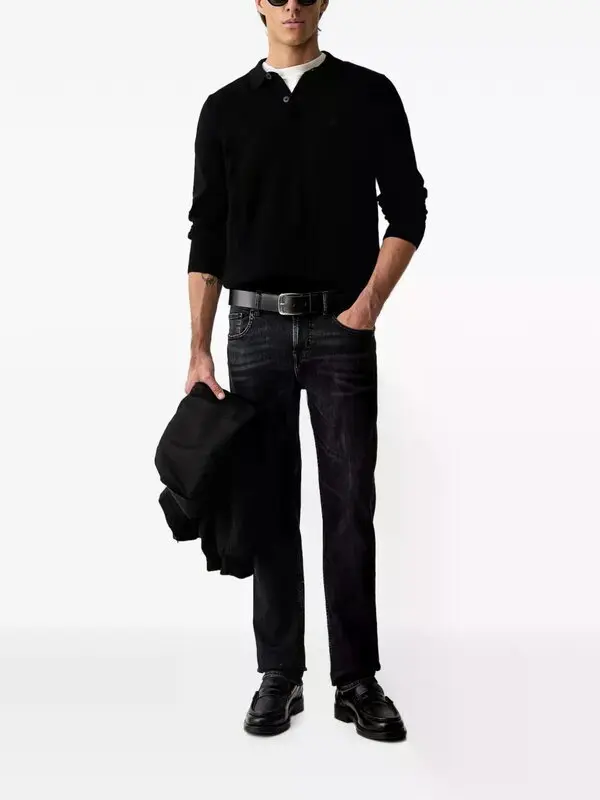 Marc O'polo Long-sleeved Polo-collar Sweater