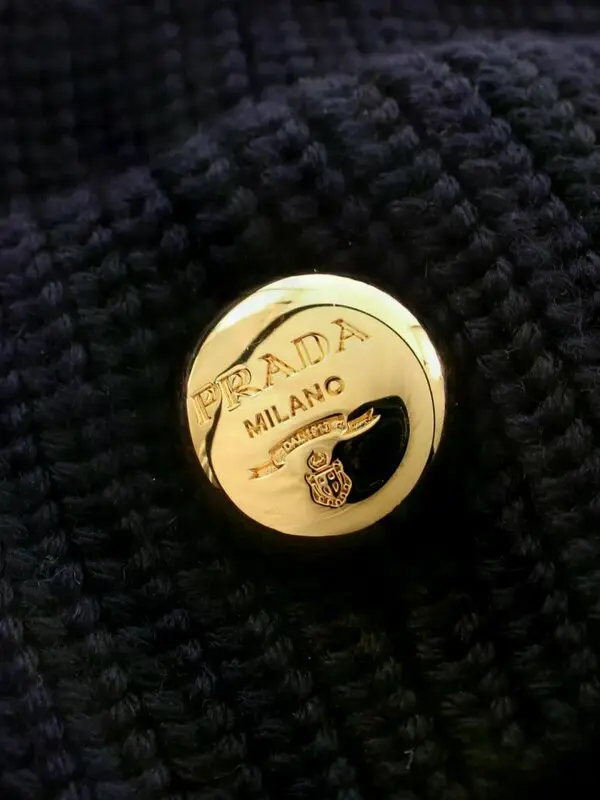 Prada 2010s Knit Pocket Mini Skirt