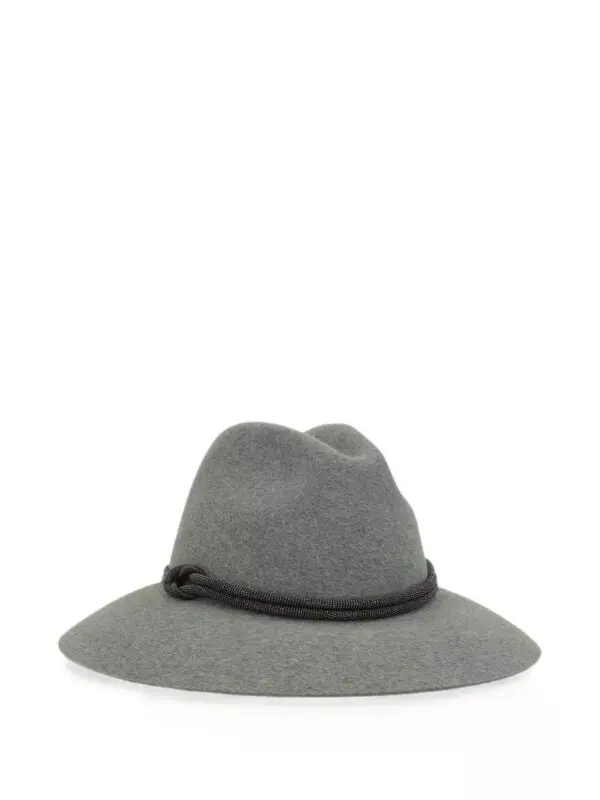 Brunello Cucinelli Monili-detail Fedora Hat