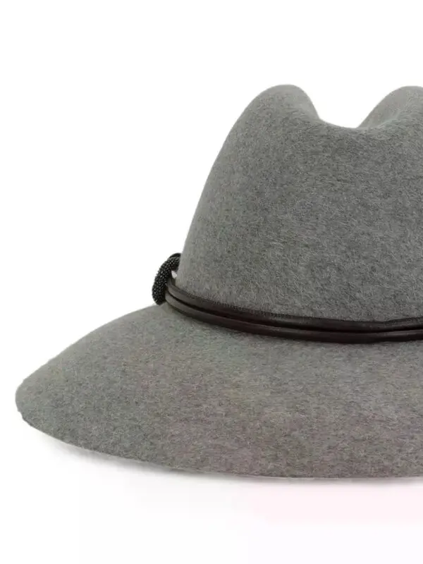 Brunello Cucinelli Monili-detail Fedora Hat