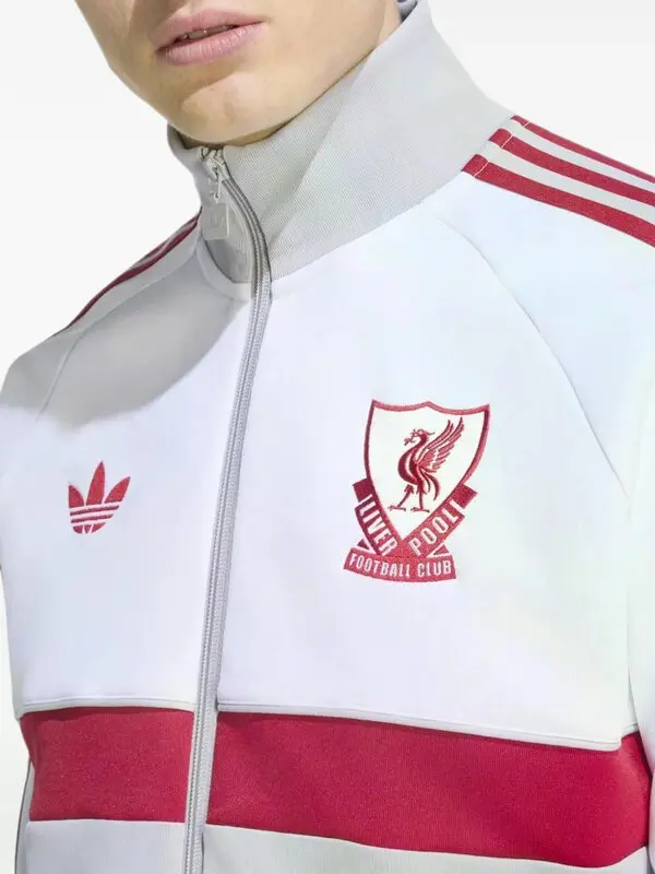 Adidas X Liverpool Fc Logo-embroidered Jacket