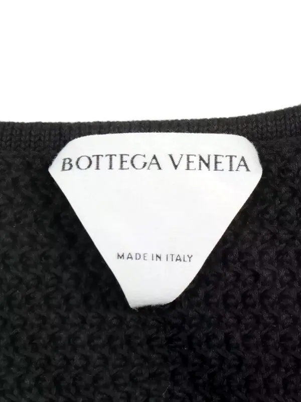 Bottega Veneta Bobble-knit Scoop-neck Sweater