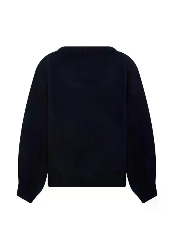LISA YANG Ribbed-trim Crew-neck Sweater