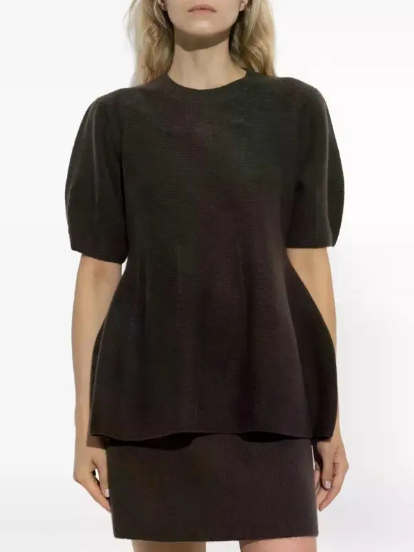 LISA YANG Mella Peplum Sweater