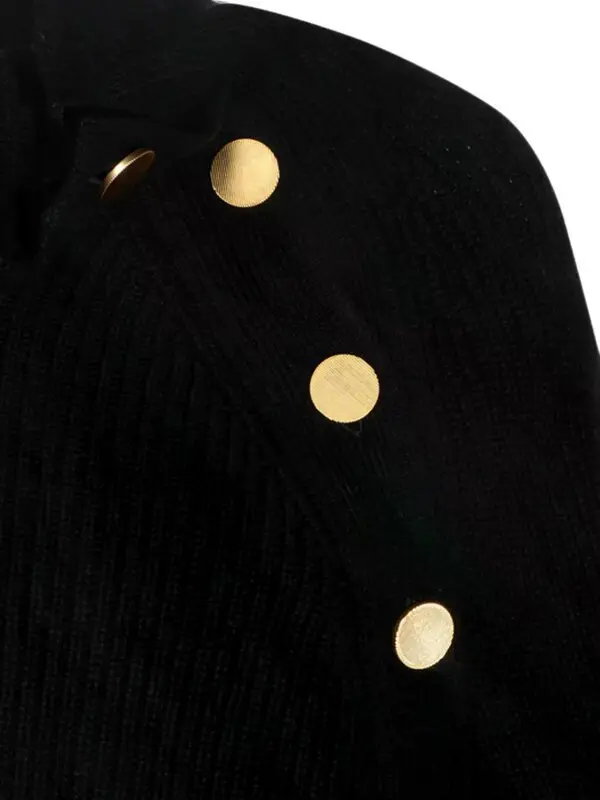 Alberta Ferretti Turtleneck Cape Jumper