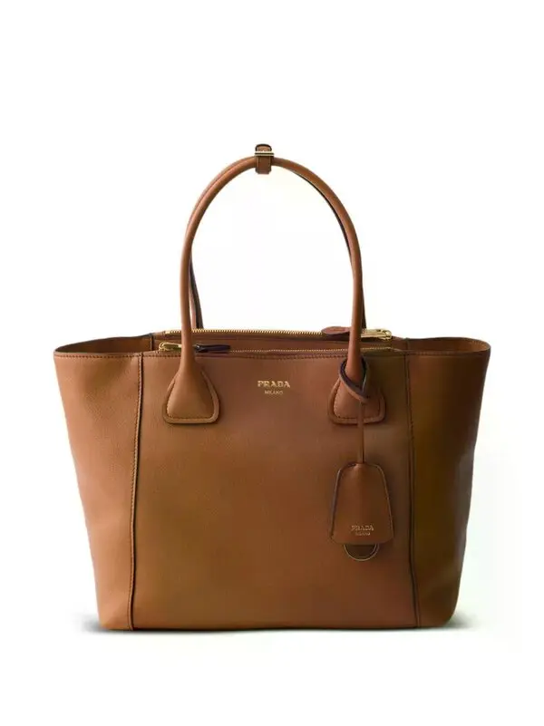 Prada Large Leather Tote Bag