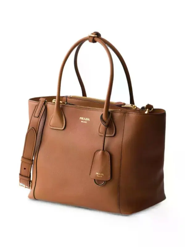 Prada Large Leather Tote Bag