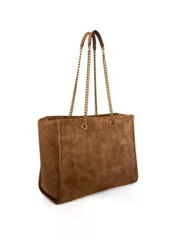 Saint Laurent Niki Shopping Suede Shoulder Bag