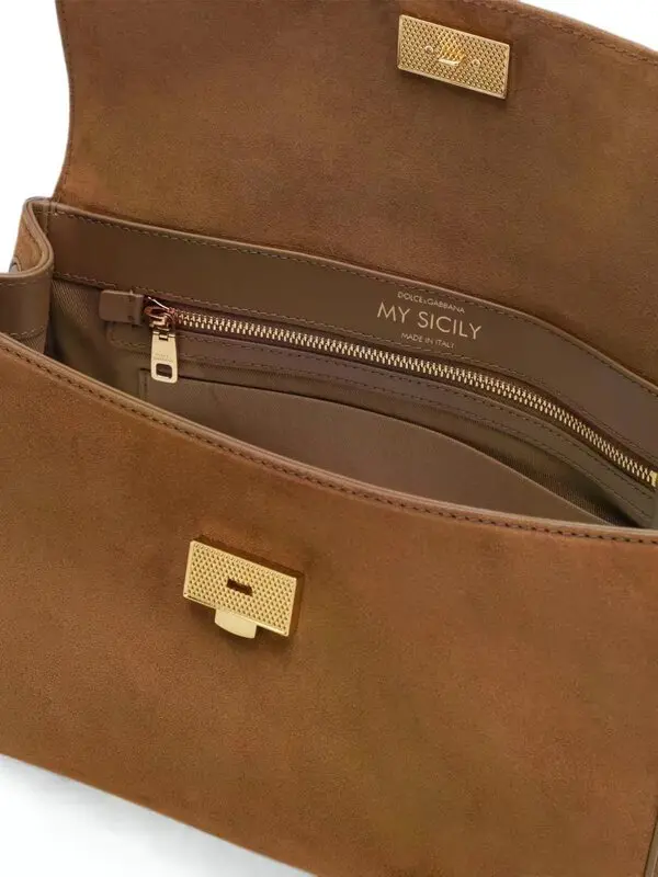 Dolce & Gabbana Medium My Sicily Handbag - Brown