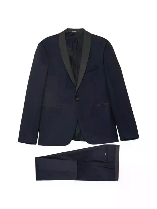 Tagliatore Shawl-lapel Single-breasted Wool Suit