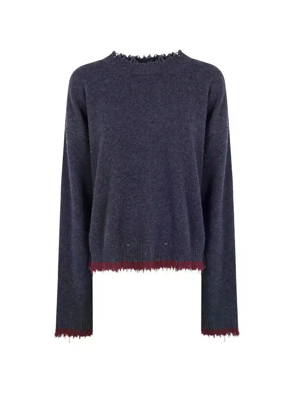 UMA WANG Distressed Cashmere Sweater