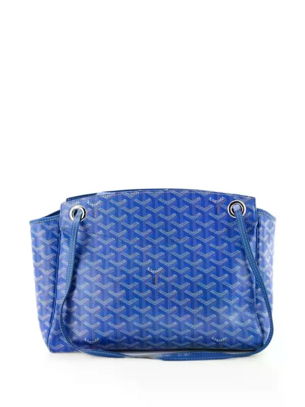 Goyard Rouette Pm Shoulder Bag In Coated Canvas - Blue