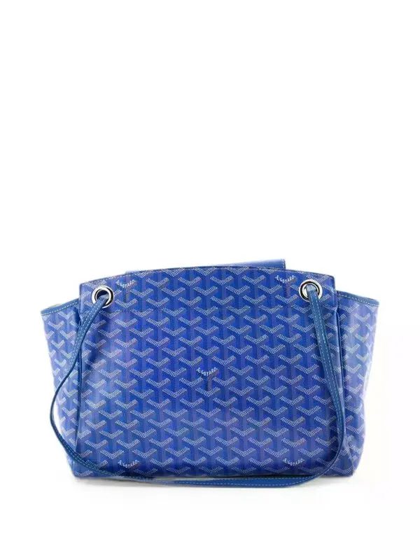 Goyard Rouette Pm Shoulder Bag In Coated Canvas - Blue