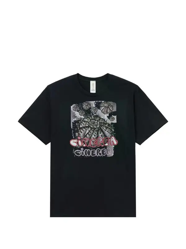 WESTFALL Graphic-print Layered-sleeve T-shirt