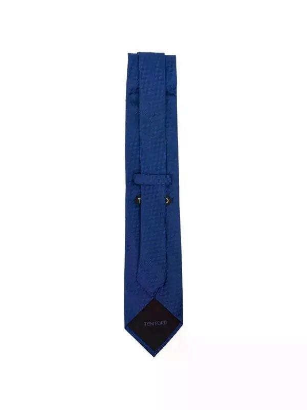 TOM FORD Net Pattern Satin Tie