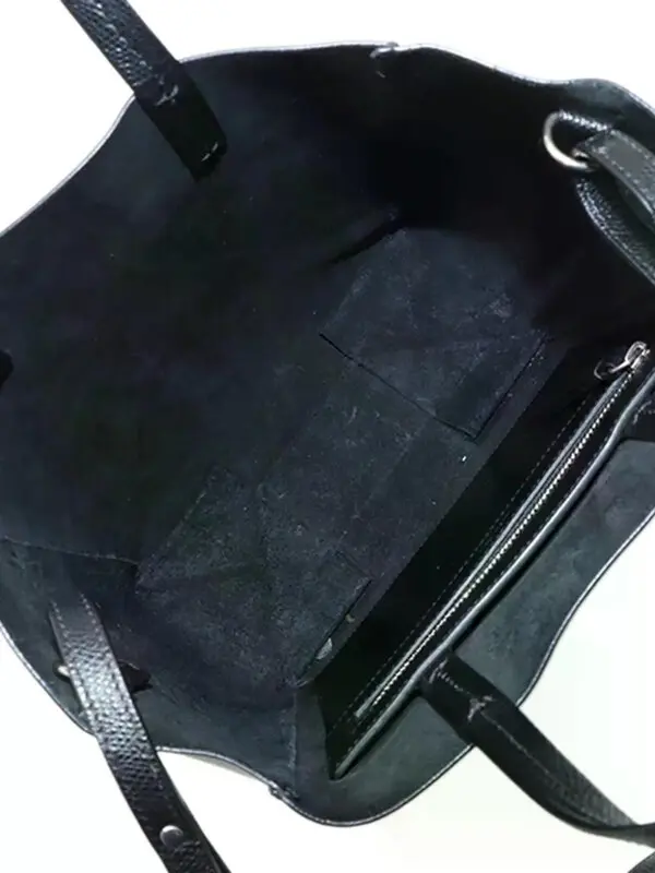 Celine 2000-2026 Small Grained Calfskin Vertical Cabas Satchel