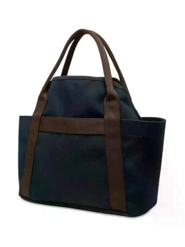 Hermès 2021 Toile Sac De Pansage Satchel - Blue
